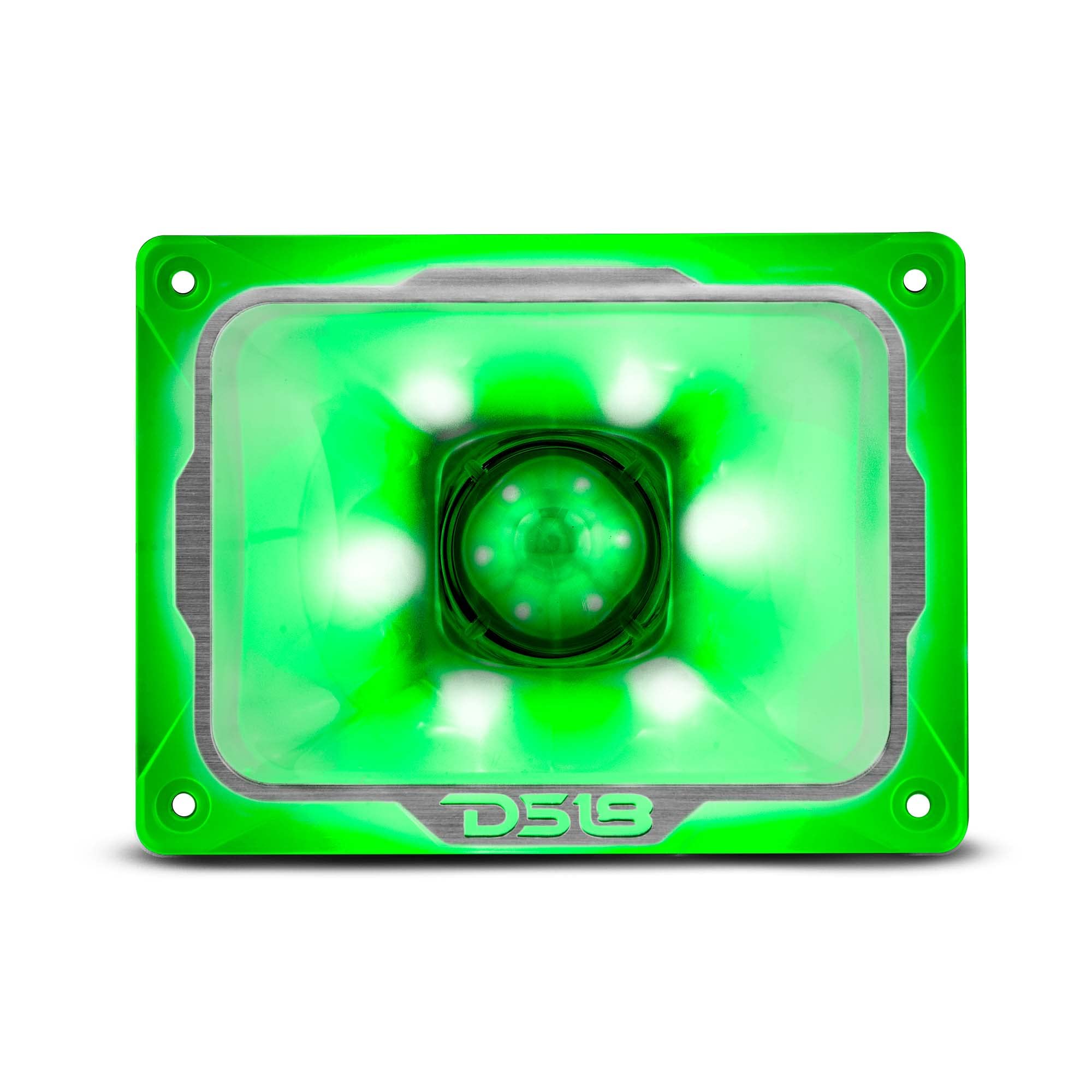 DS18 PRO-TW5L RGB Alluminum Super Bullet Tweeter - 1.5" Voice Coil, Polycarbonate Body and Bullet, 500W Max, 250W RMS, 4 Ohms, Built in Crossover - PRO Tweeters are The Best. 1 Speaker