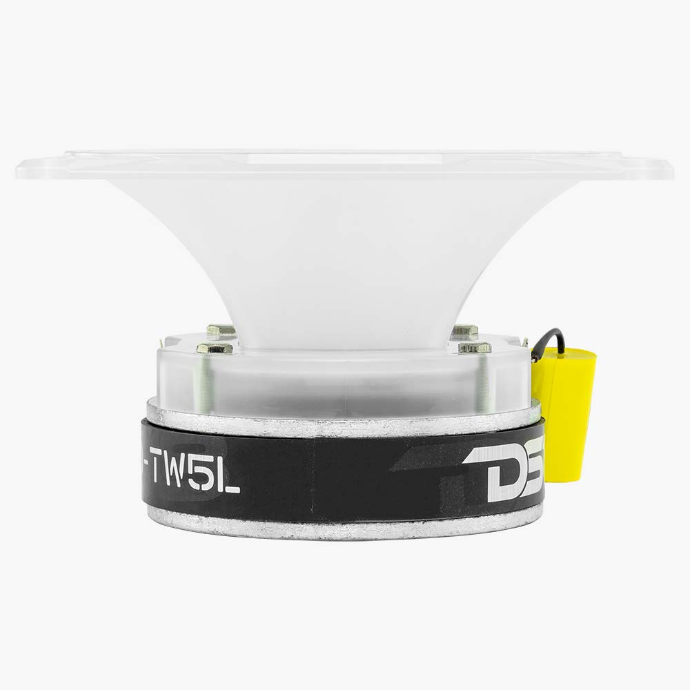DS18 PRO-TW5L RGB Alluminum Super Bullet Tweeter - 1.5" Voice Coil, Polycarbonate Body and Bullet, 500W Max, 250W RMS, 4 Ohms, Built in Crossover - PRO Tweeters are The Best. 1 Speaker