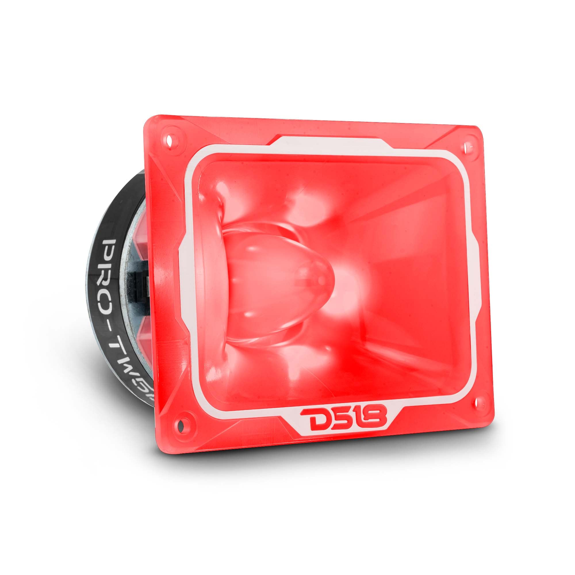 DS18 PRO-TW5L RGB Alluminum Super Bullet Tweeter - 1.5" Voice Coil, Polycarbonate Body and Bullet, 500W Max, 250W RMS, 4 Ohms, Built in Crossover - PRO Tweeters are The Best. 1 Speaker