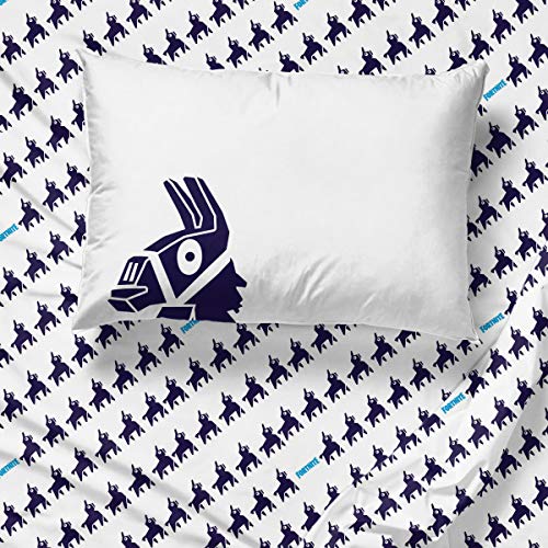 Jay Franco Fortnite Llama Geo 4 Piece Twin Bed Set - Includes Reversible Comforter & Sheet Set - Super Soft Fade Resistant Microfiber (Official Fortnite Product)
