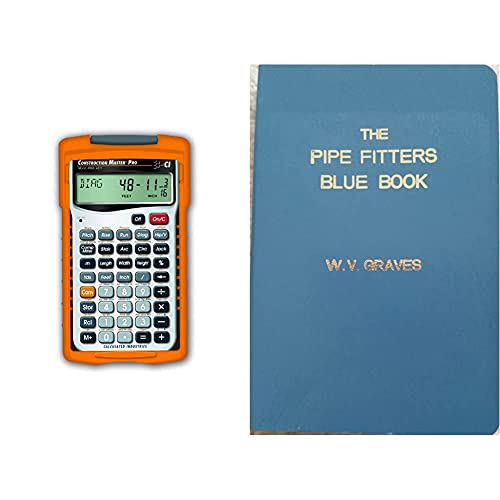Calculated Industries 4065 Construction Master Pro Advanced Construction Math Feet-inch-Fraction Calculator for Contractors, Estimators & The Pipe Fitters Blue Book