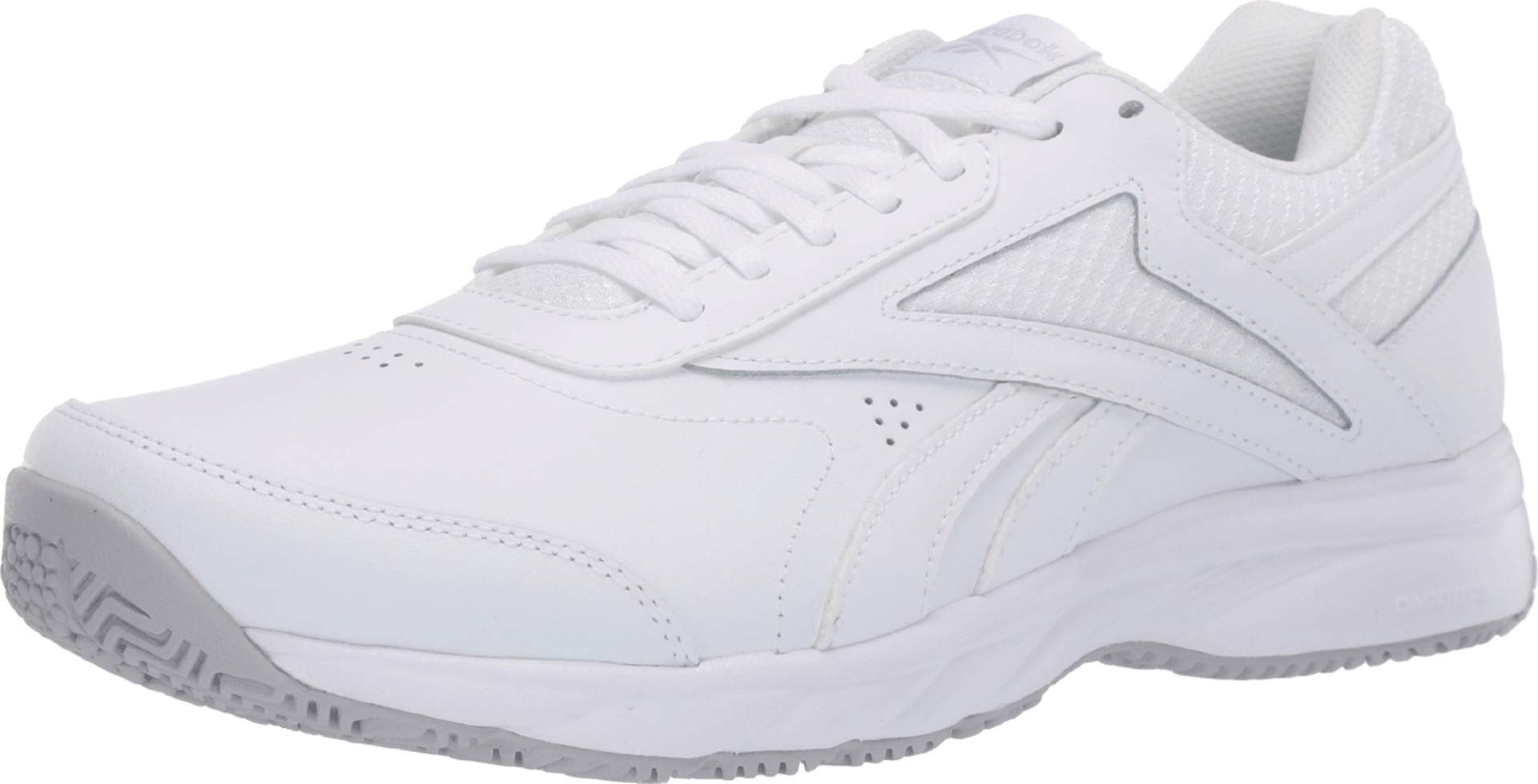 Reebok Men's Work N Cushion 4.0 Walking Shoe, White/Cold Grey, 9.5 M US Men