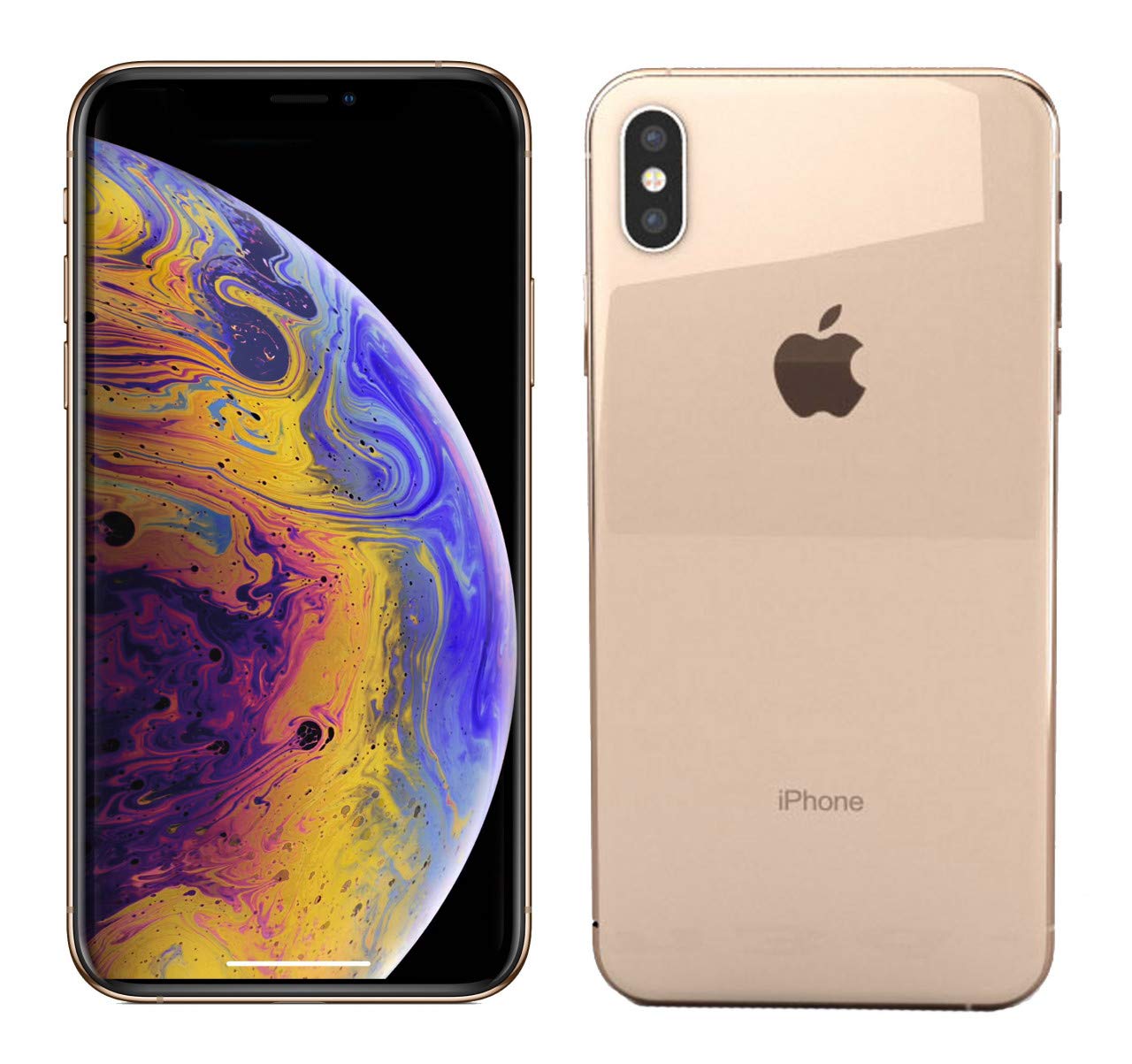 Apple iPhone XS Max, US Version, 256GB, Gold - T-Mobile (Renewed)
