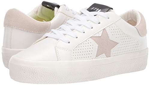 Steve Madden Women's Starling Sneaker, White Multi, 7