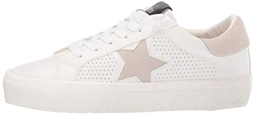 Steve Madden Women's Starling Sneaker, White Multi, 7