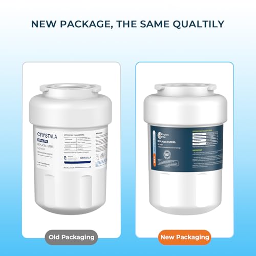 Crystala Filters Water Filter Compatible with MWF SmartWater, MWFA, MWFP, GWF, GWFA, Kenmore 9991, 46-9991, HDX FMG-1, WFC1201 (1 Pack)