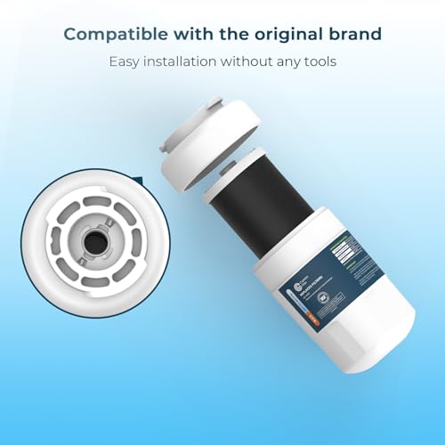 Crystala Filters Water Filter Compatible with MWF SmartWater, MWFA, MWFP, GWF, GWFA, Kenmore 9991, 46-9991, HDX FMG-1, WFC1201 (1 Pack)