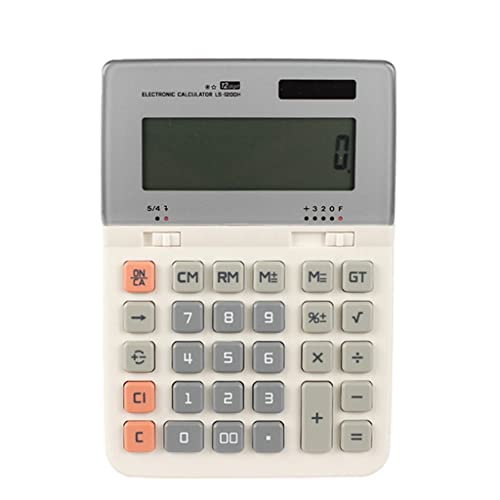 Calculator Classic Durable Financial Accounting Money Large Dual Power Large Screen Large Buttons Desktop Solar (Color : A, Size