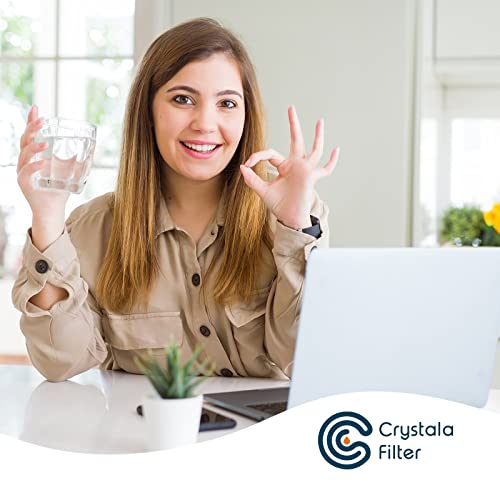 Crystala Filters Water Filter Compatible with MWF SmartWater, MWFA, MWFP, GWF, GWFA, Kenmore 9991, 46-9991, HDX FMG-1, WFC1201 (1 Pack)