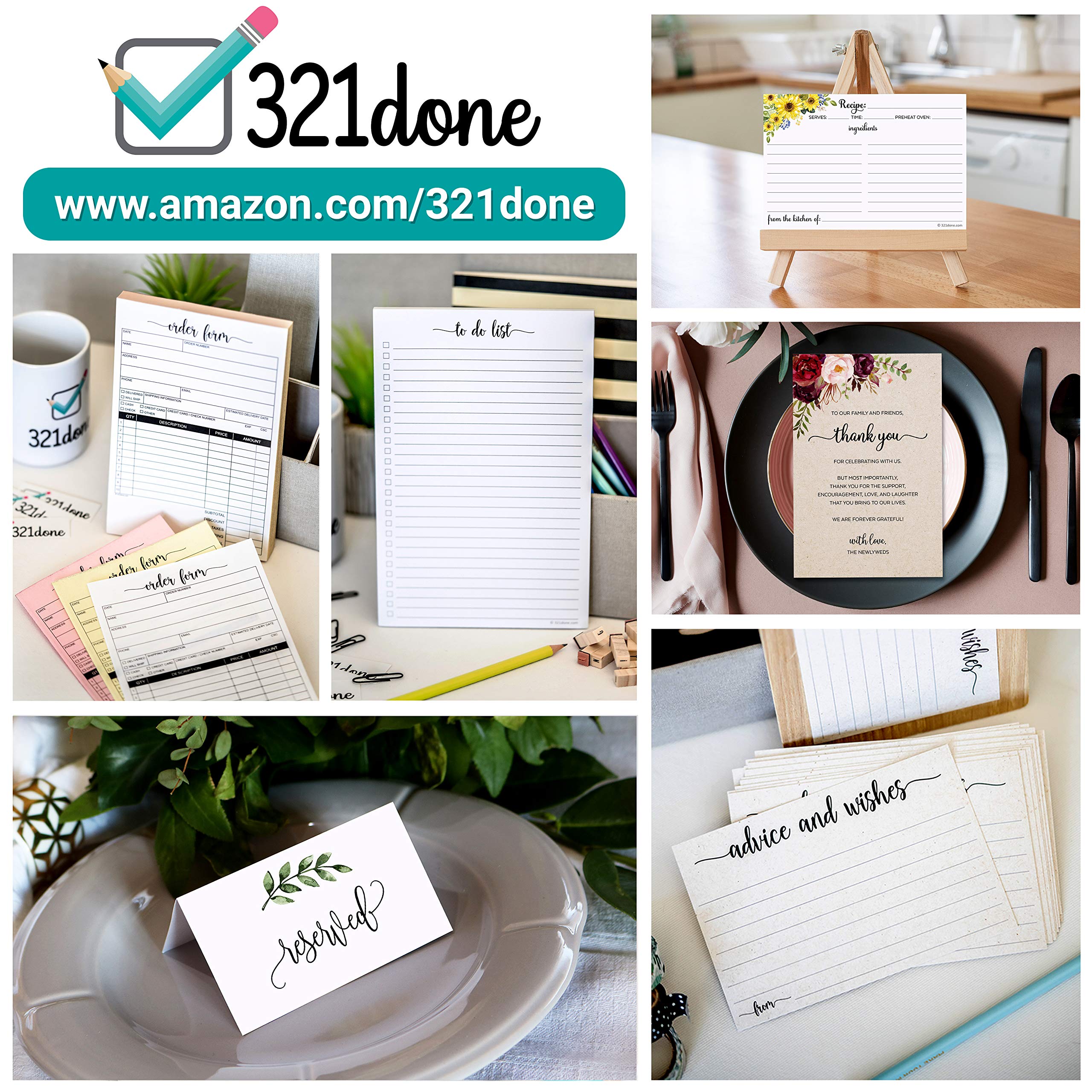 321Done Direct Sales Raffle Tickets (Set of 50) 3.5" x 2", Enter to Win Tickets Lead Sheet, Entry Form Name, Phone, Email for Network Marketing MLM Host Party, White