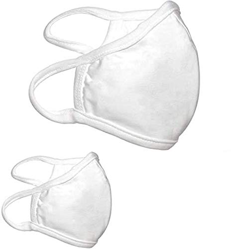 Concession Essentials - 4lb White Paper Bags - Pack of 200 Count - Includes 2 Bonus White Cotton Masks