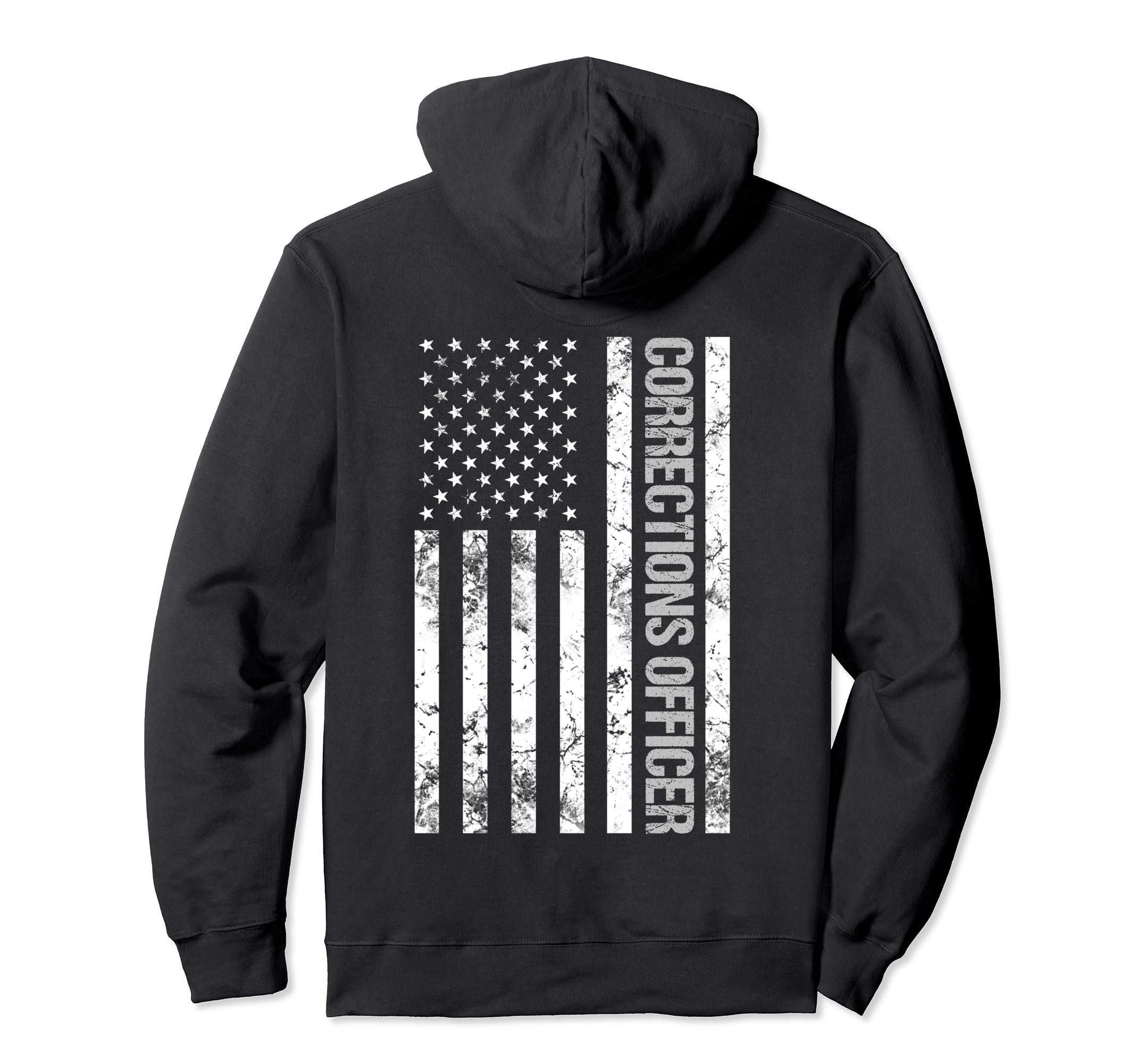 Patriotic Corrections Officer Pullover Hoodie