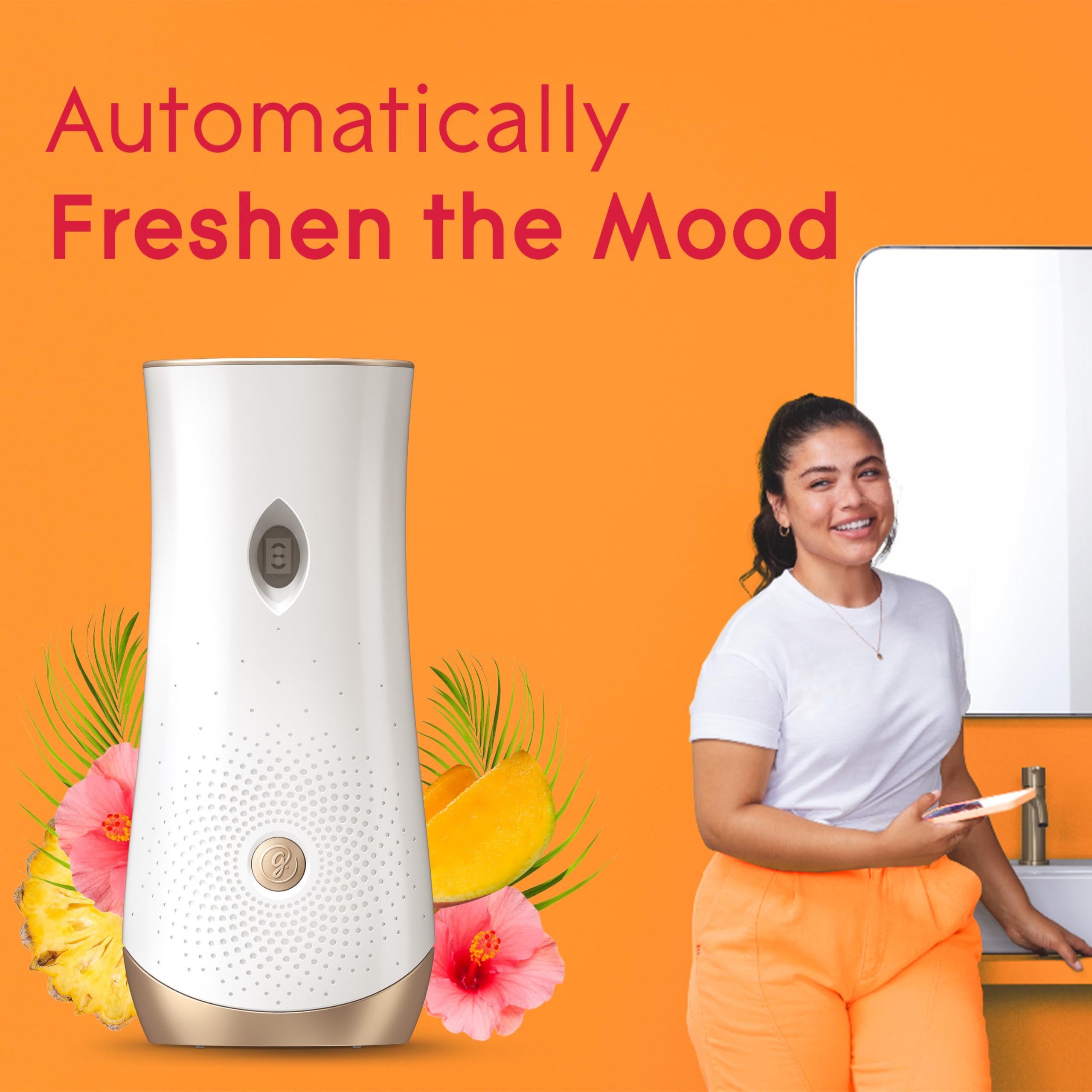 Glade Automatic Spray Air Freshener Refill, Scented Air Freshener for Home and Bathroom, Hawaiian Breeze, 6.2 Oz, 3 Count