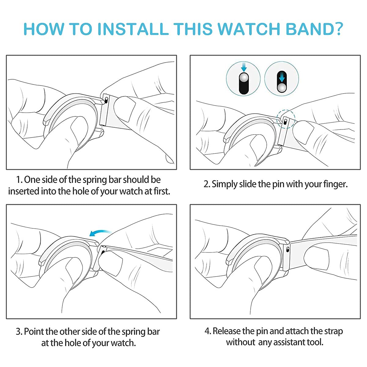 Minggo Band Compatible with Samsung Galaxy Watch Active/Active2 40mm/44mm,Silicone Sports Wristband Replacement Compatible for Galaxy Watch 42mm/Gear S2 Classic/Gear Sport Smart Watch (Orange)