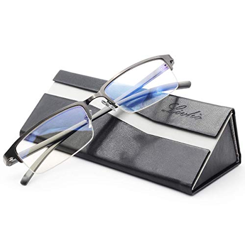 livho Blue Light Blocking Computer Glasses,Anti Eyestrain UV Ray,Sleep Better Women Men