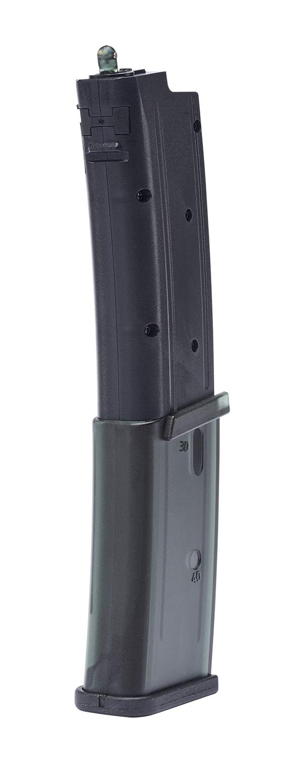 Elite Force HK Heckler & Koch MP7 A1 AEG Automatic 6mm BB Rifle Airsoft Gun Magazine, 110-Round Capacity, Black