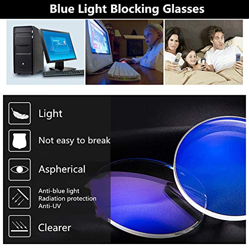 NORPERWIS 2 Pair Computer Glasses - Anti-blue glasses - Blue Light Blocking Reading Glasses for Women (2 Pack Gray, 2.00)