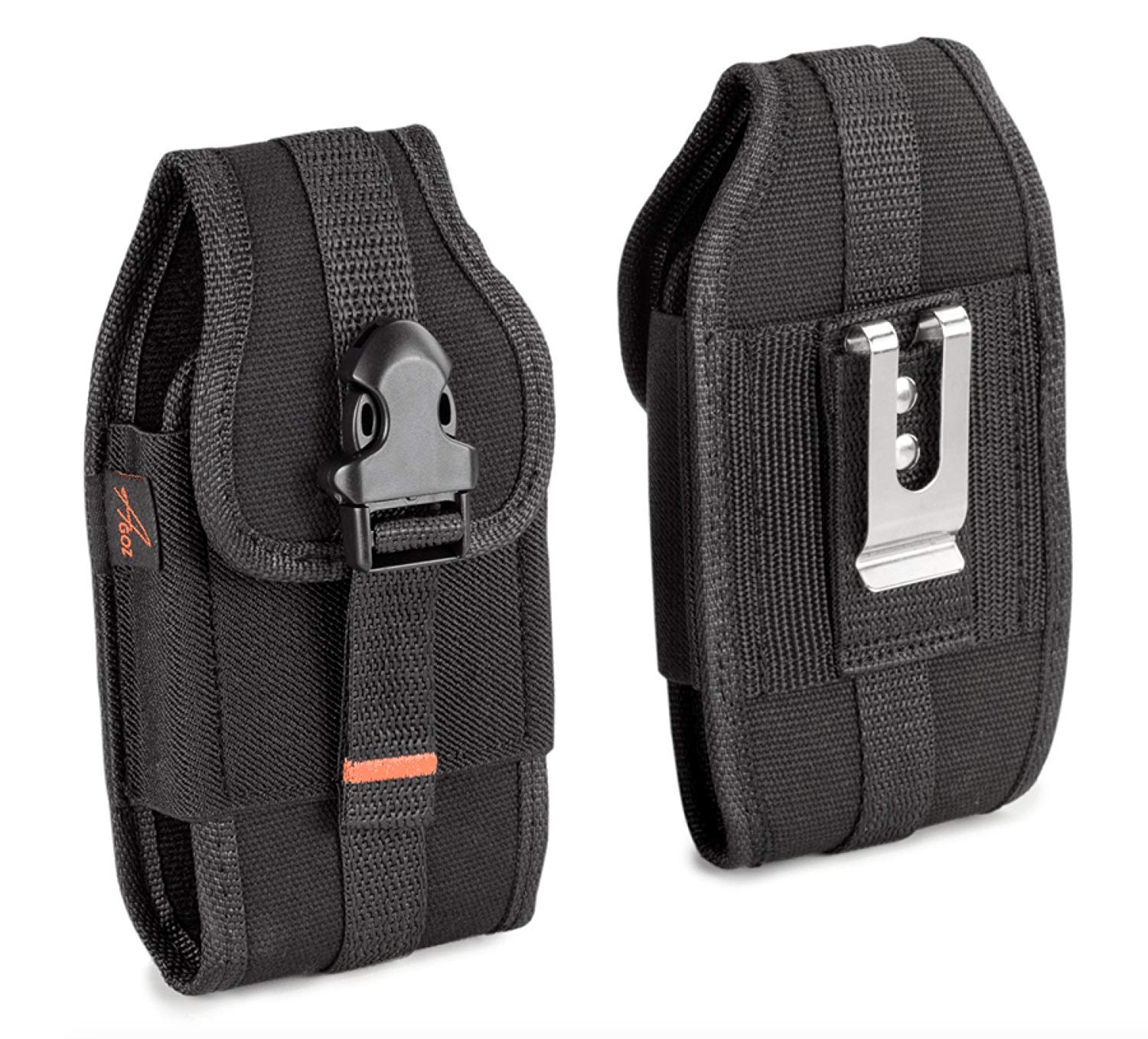 Agoz Cell Phone Case for OnePlus 12, 12R, 11, 10 PRO, 9, 9 PRO, One Plus 8T, 8 PRO, OnePlus Nord N300, N200, N100, Nord N30, N20, N10 5G, Holster Pouch w/Metal Clip, Belt Loops, Card Holder & Buckle