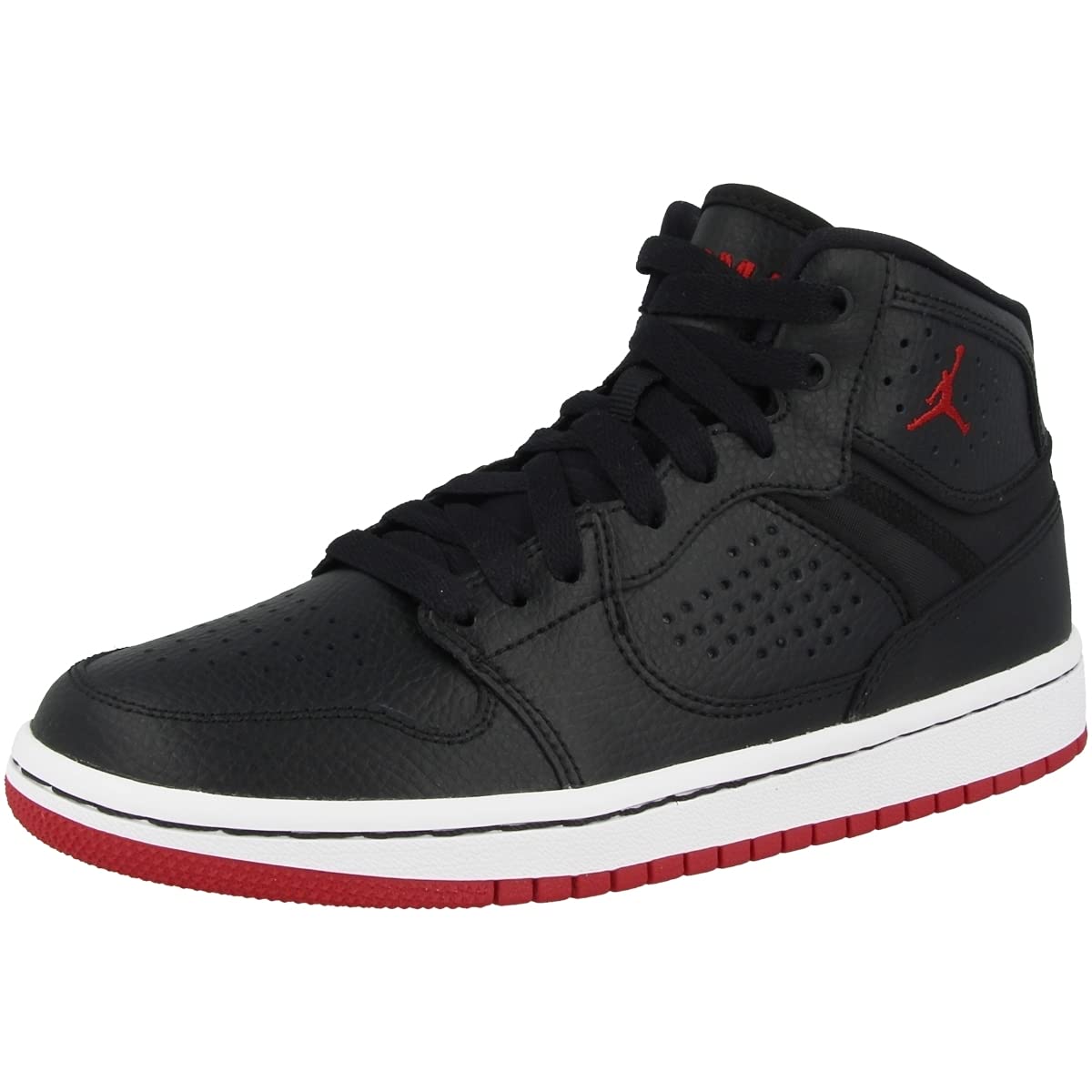 Nike Men's Jordan Access Shoes, Multicolour Black Gym Red White 001, 9.5