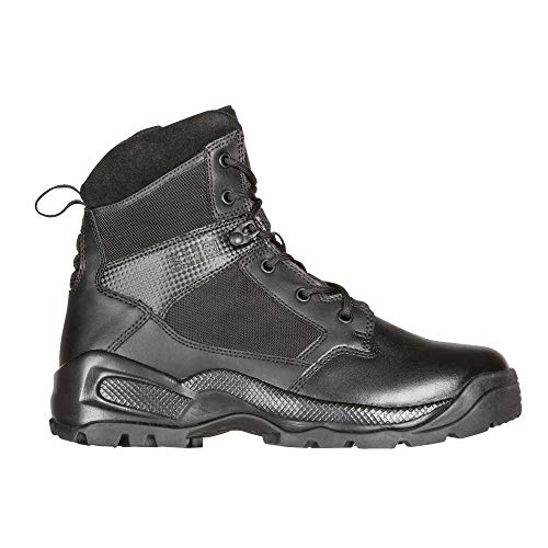 5.11 Tactical Men's ATAC 2.0 6" Side Zip Military Boot, Black, 10.5 Regular, Style 12394