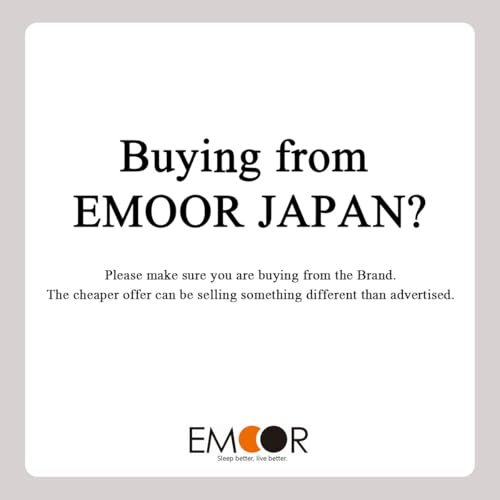 EMOOR Japanese Futon Mattress CLASSE Twin Made in Japan White, Foldable Floor Sleeping Bed Tatami Mat