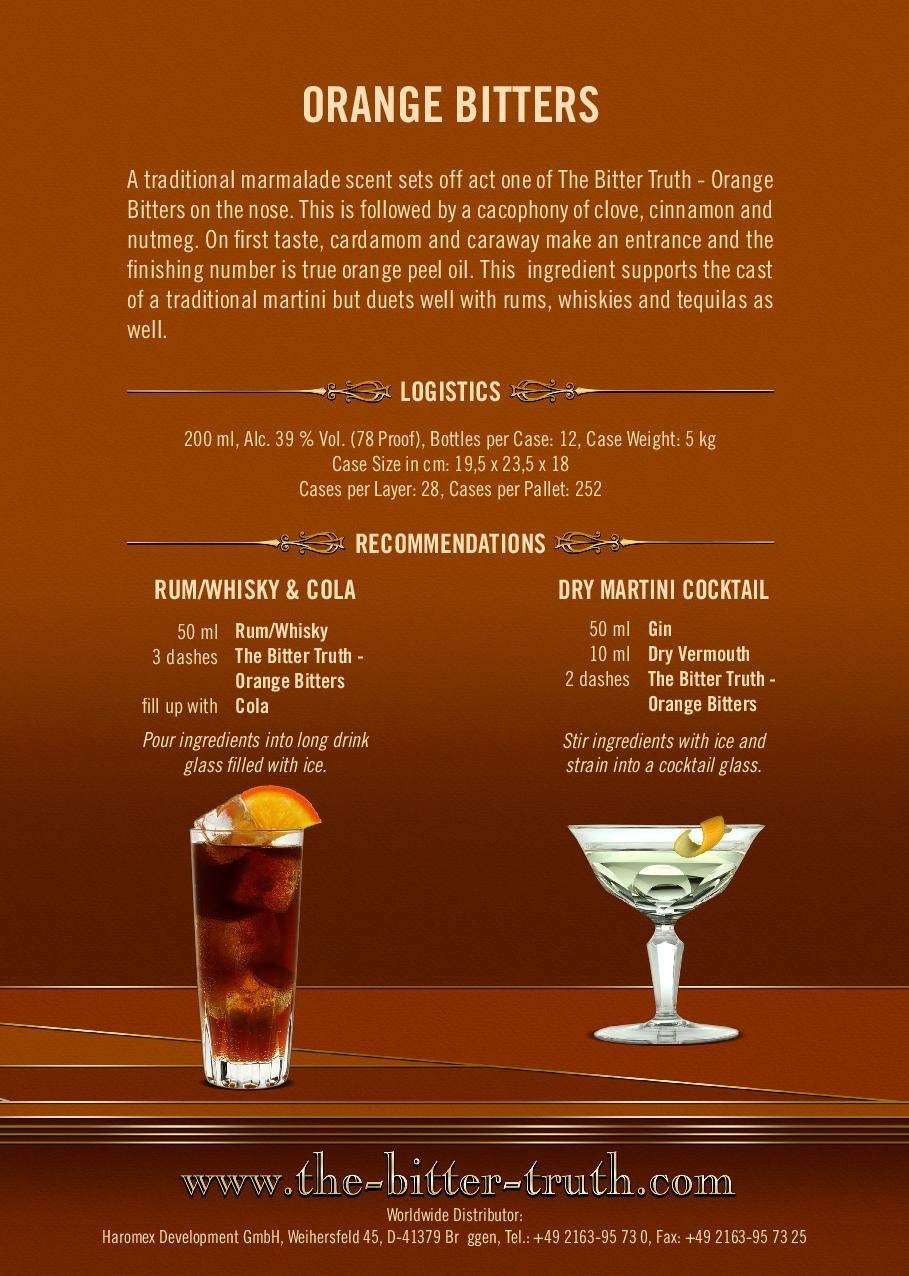 The Bitter Truth Orange Bitters 200ml