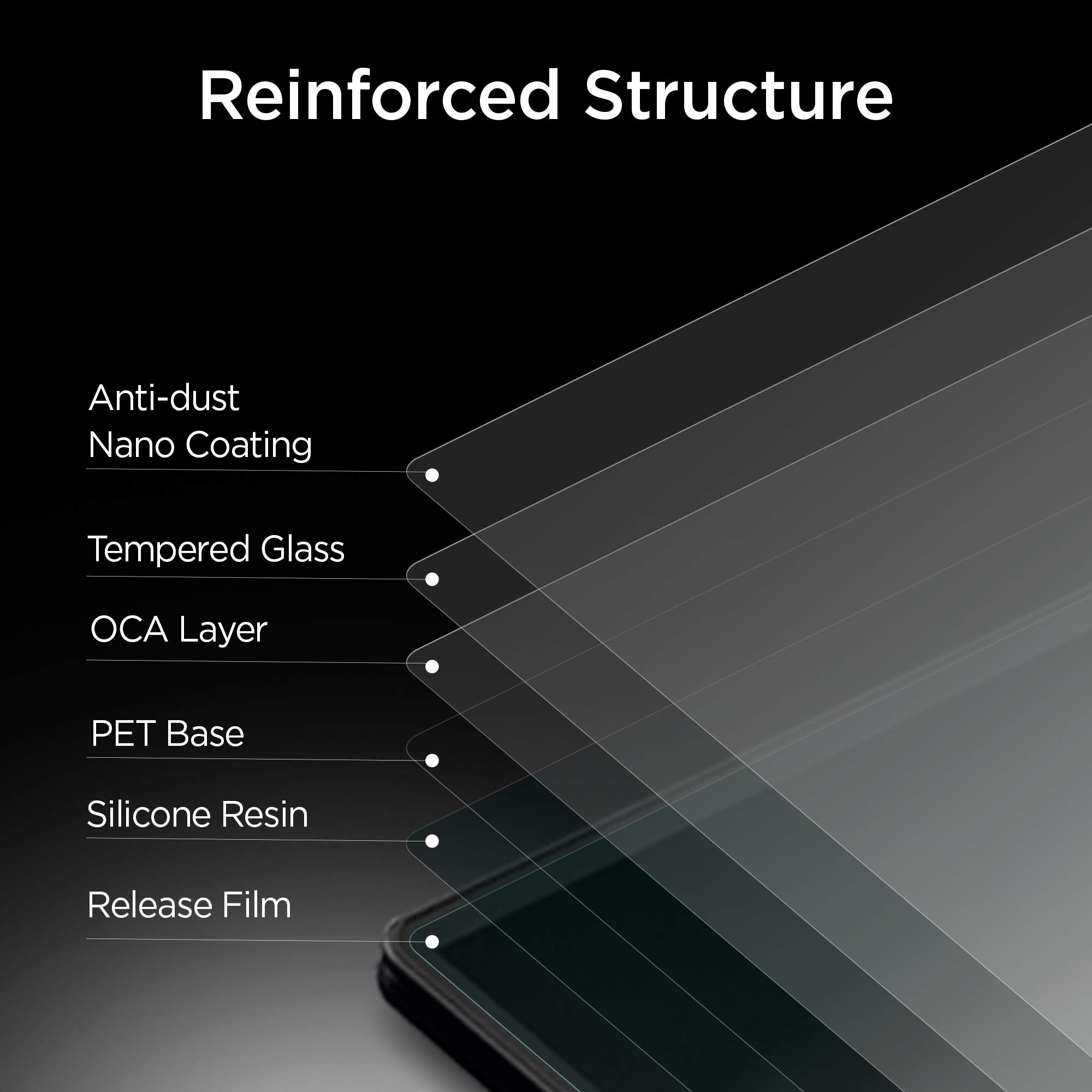 Spigen Tempered Glass Screen Protector [GlasTR Slim] Designed for Lenovo Chromebook Flex 3-11.6 inch [9H Hardness Tempered Glass]