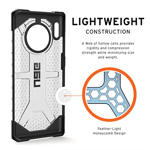 URBAN ARMOR GEAR UAG Designed for Huawei Mate 30 [6.62-inch Screen] Plasma Feather-Light Rugged [Ice] Military Drop Tested Phone Case