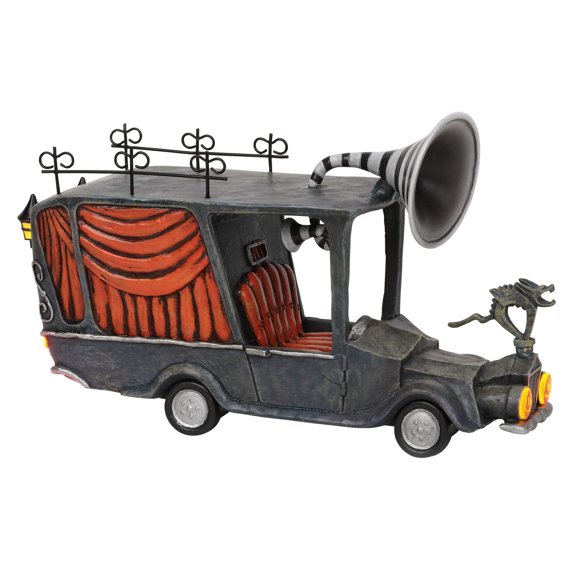 Department 56 Disney The Nightmare Before Christmas Village The Mayor's Car Lit Figurine, 5.04 Inch, Multicolor