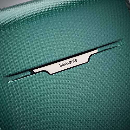 Samsonite Winfield 3 DLX Hardside Expandable Luggage with Spinners, Checked-Large 28-Inch, Emerald
