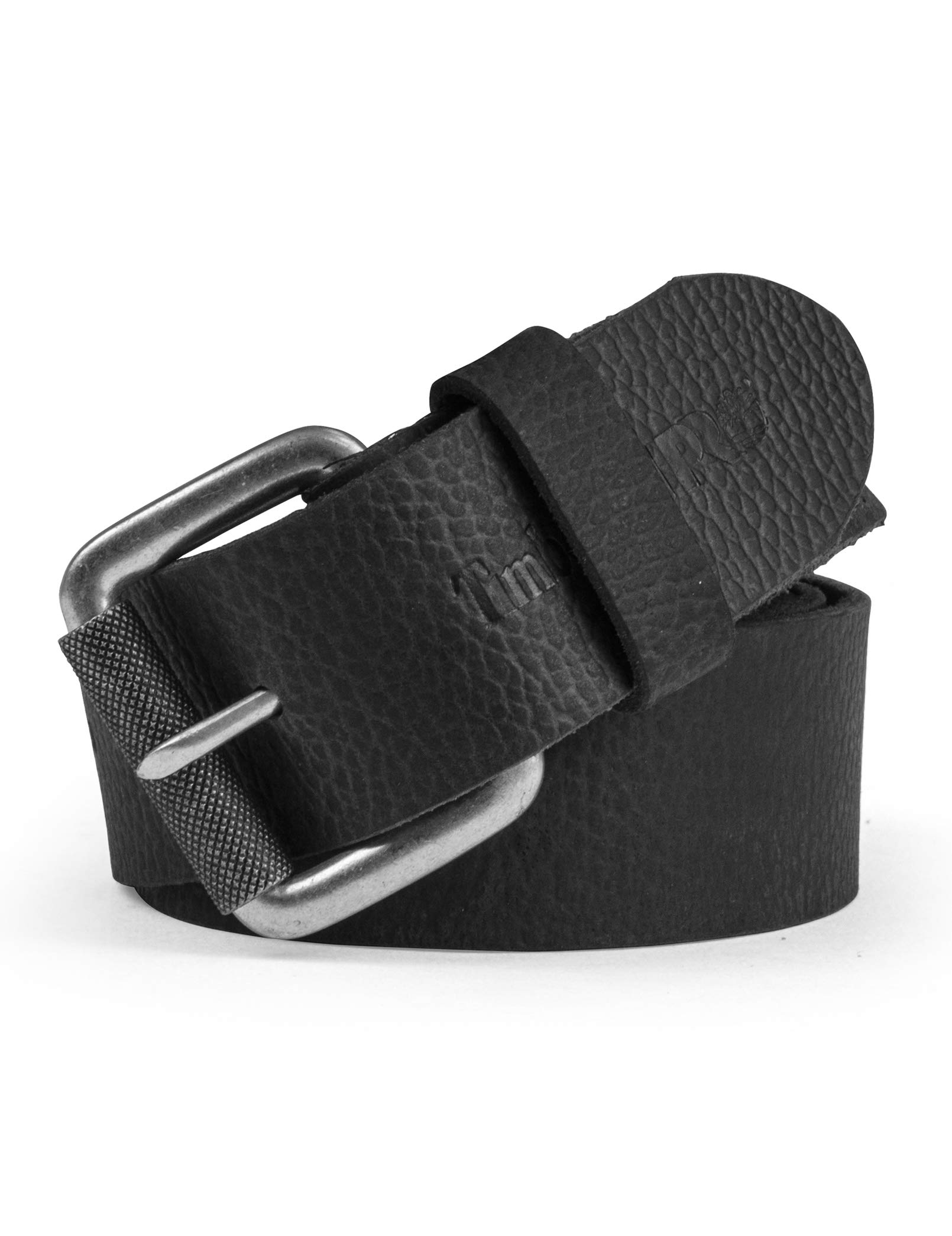 Timberland PRO Men's 38mm Boot Leather Belt, Black (Rubber Patch), 42
