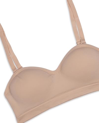 Maidenform Girls Seamless Molded Cup Hybrid Strapless Bandeau Bra