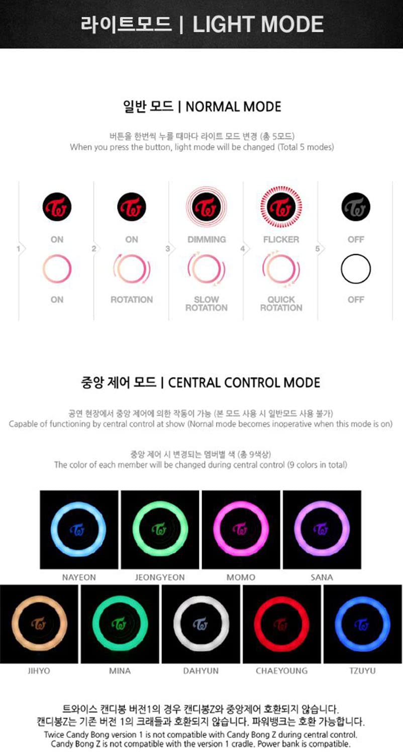 Twice Official Light Stick / Candy Bong Z (+ IDOLPARK Gift)