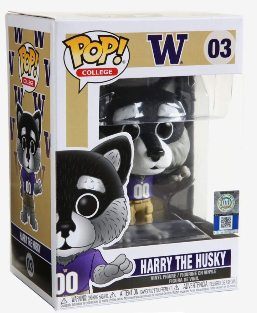 Funko Pop College: University of Washington - Harry The Husky Vinyl Figurine #43280