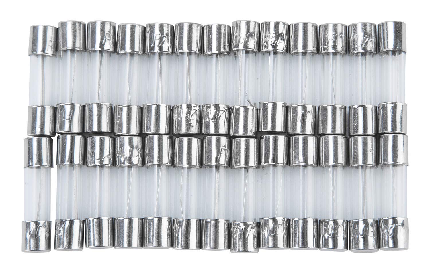 300 Pcs 15 Values 5 x 20mm Fast-Blow Glass Fuse Assortment, 250V 0.1A/ 0.25A/ 0.2A/ 0.5A/ 1A/ 1.5A/ 2A/ 3A/ 4A/ 5A/ 8A/ 10A/ 12A/ 15A/ 20A Tube Fuses