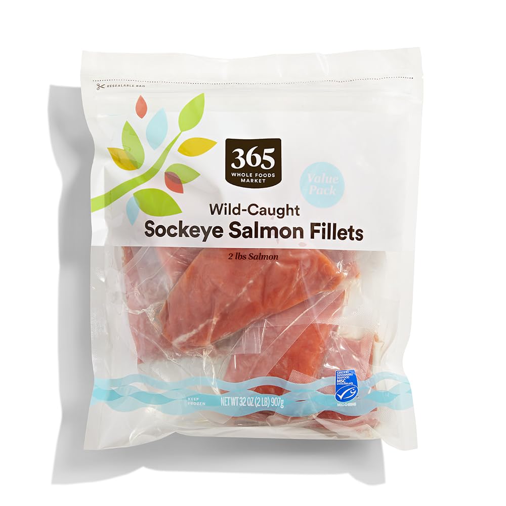 365 By Whole Foods Market, Sockeye Salmon Fillet, 32 Ounce