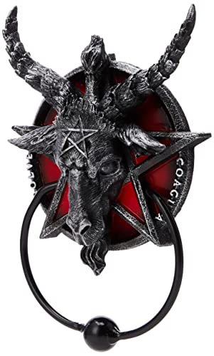 Nemesis Now B4474N9 Black Baphomet Door Knocker 20.5cm