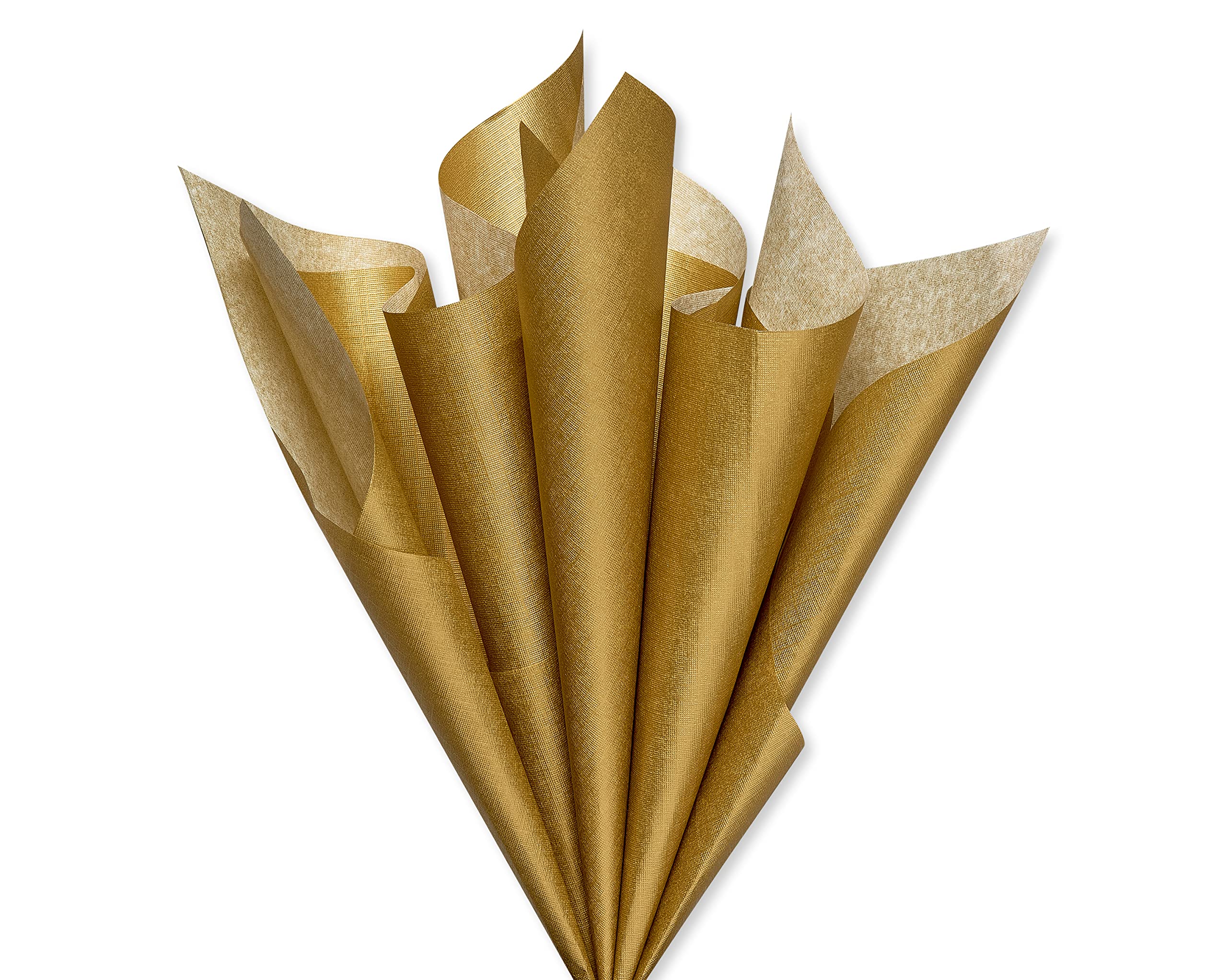 Papyrus 4 Sheets Gold Tissue Paper for Valentines, Birthdays, Crafts, DIY and More