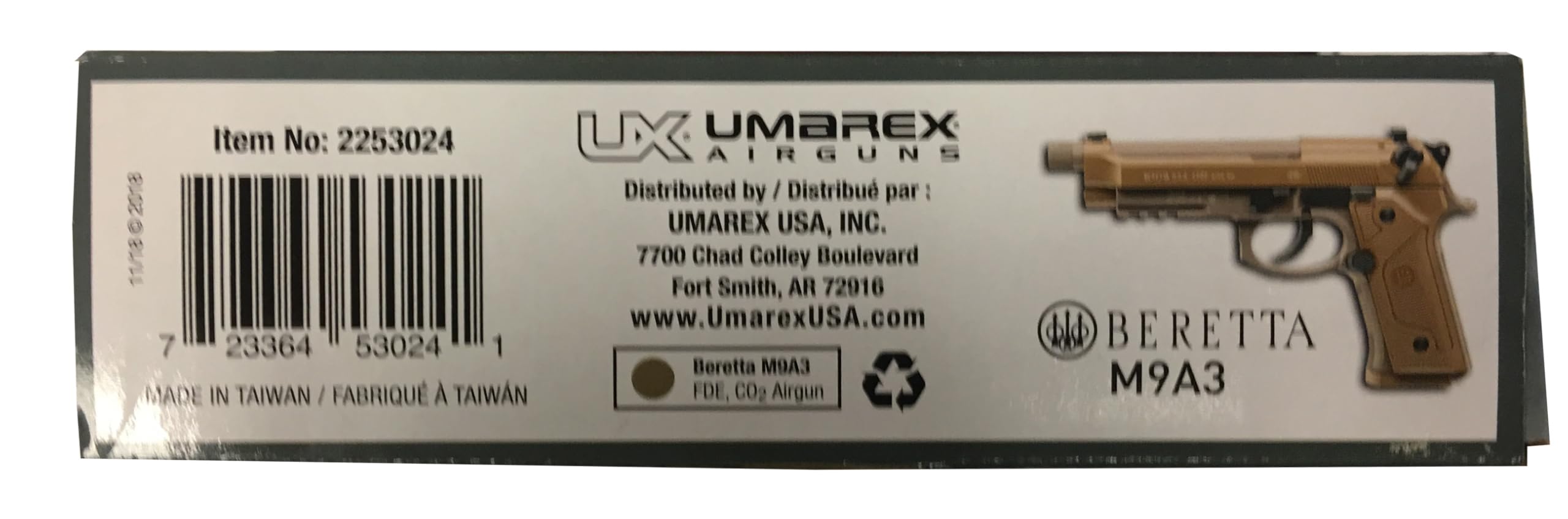 Umarex Beretta M9A3 Blowback Full-Auto .177 Caliber BB Gun Air Pistol
