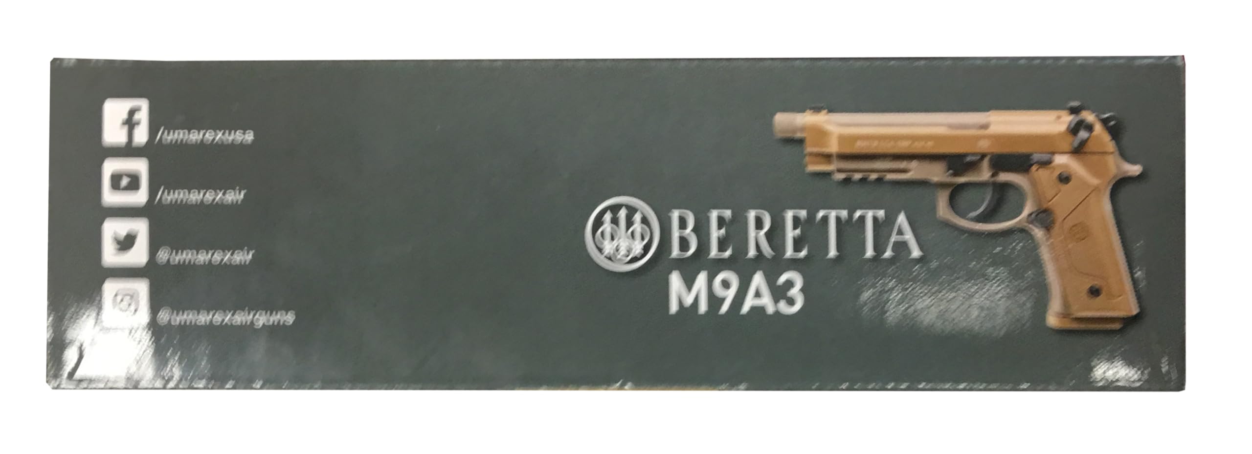 Umarex Beretta M9A3 Blowback Full-Auto .177 Caliber BB Gun Air Pistol