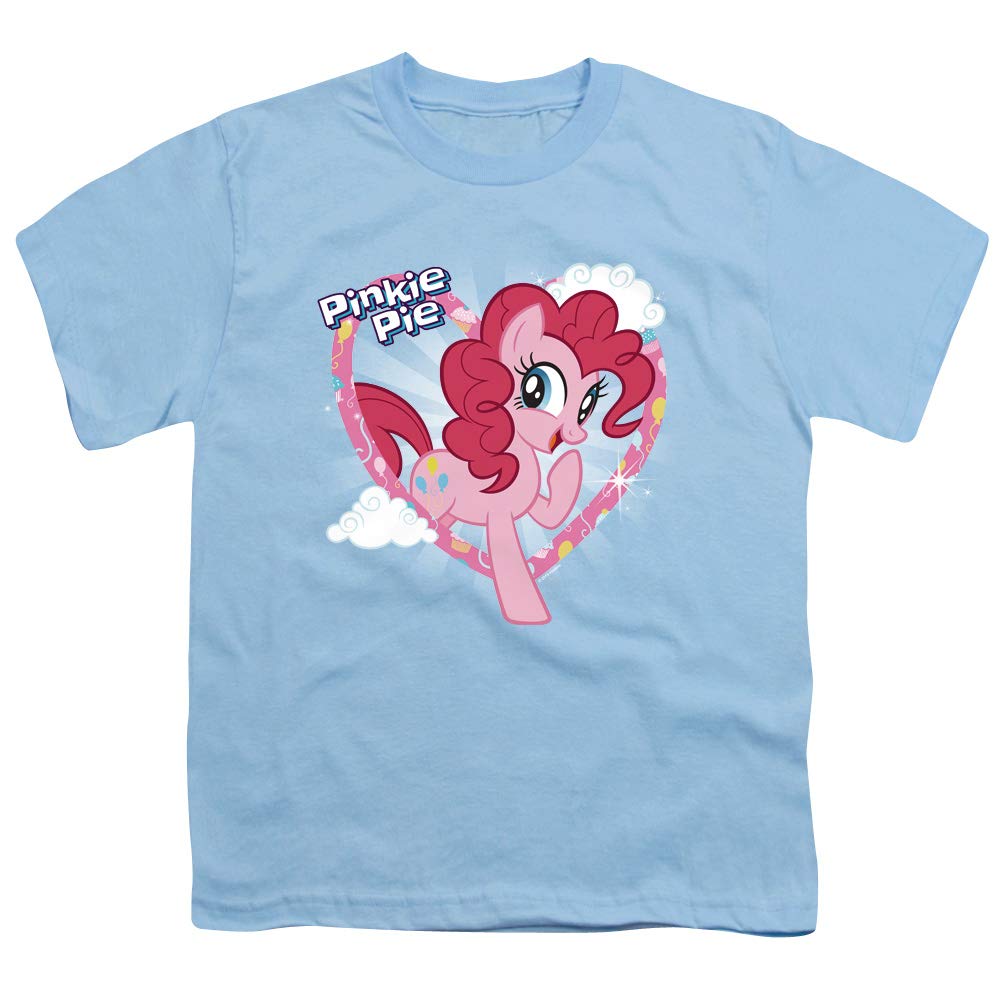 My Little Pony Tv Pinkie Pie Unisex Youth T Shirt, Light Blue, Small