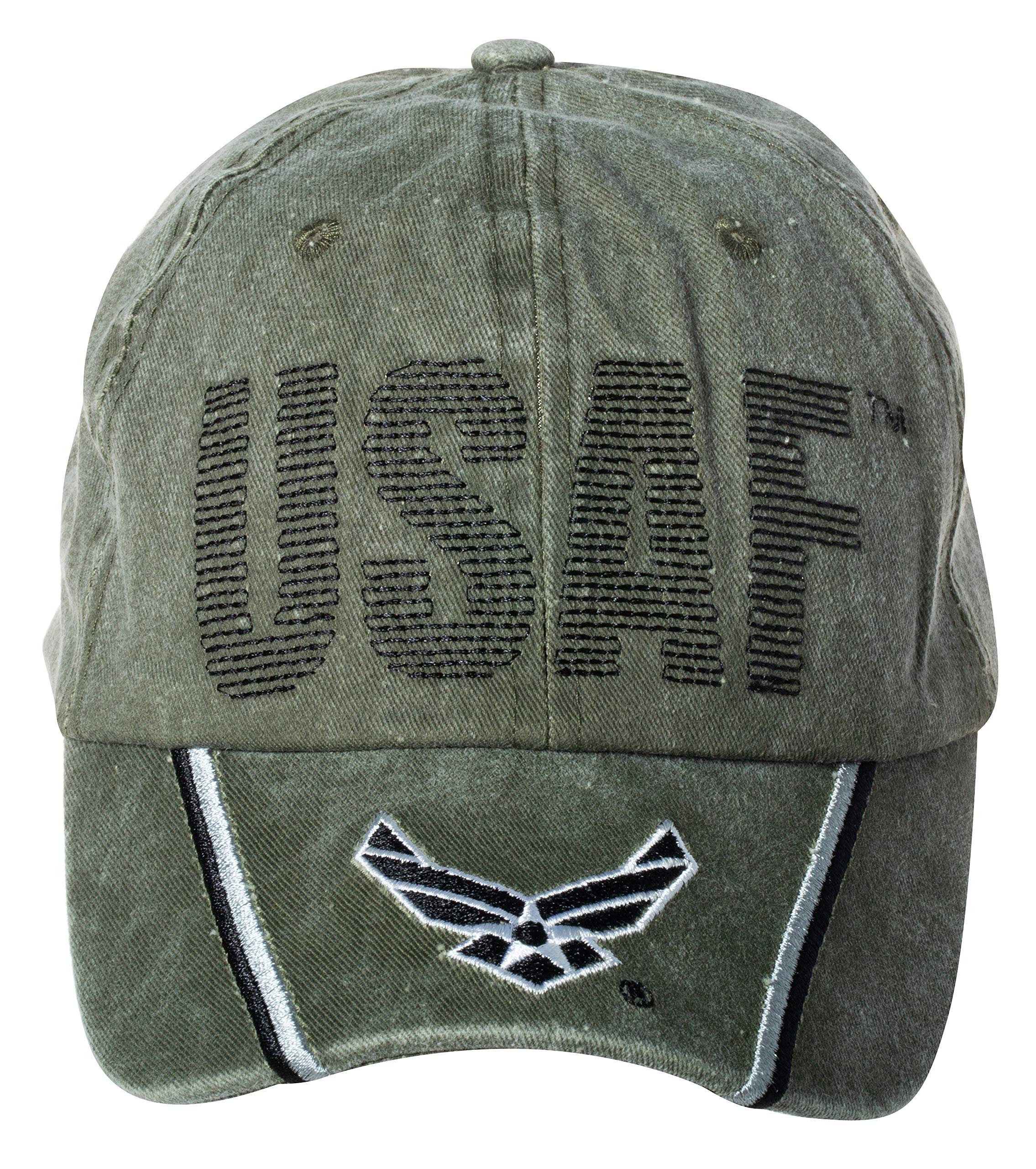 Officially Licensed United States Air Force Embroidered Green Baseball Cap