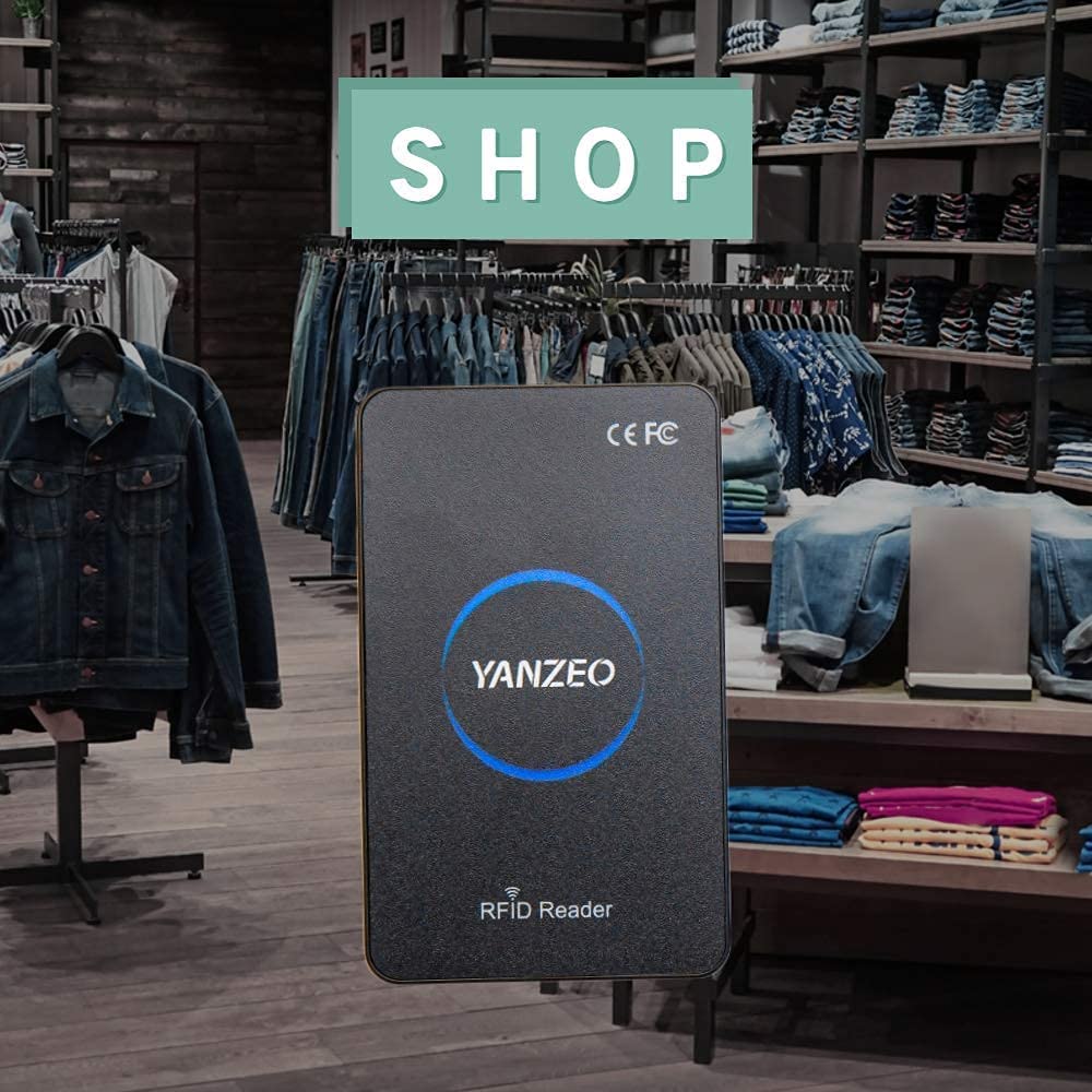 YANZEO SR360 865Mhz~915Mhz Desktop UHF RFID Card Reader Writer Access Control System POS Warehousing with Keyboard Emulation Output