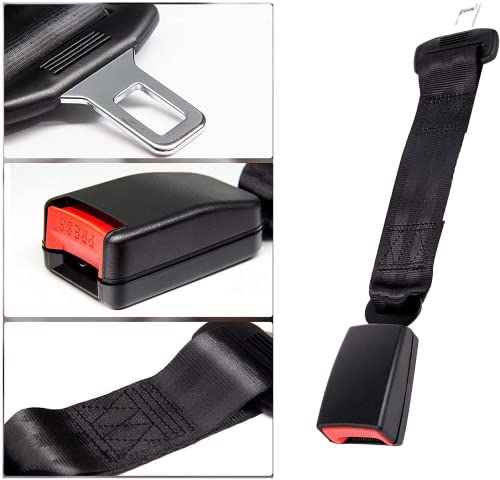 2 PCS Most Model Accessories Polyester Extension Comfortable and Convenient for Car Seats Universal,Ships from the US (9.0 Inch)