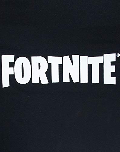 FORTNITE Logo Boys T-Shirt Black Short Sleeved Gamer Top 9-11 Years