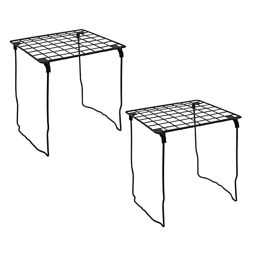 2 Pcs Locker Shelf, 12" Stackable Locker Shelves for School Lockers Office Locker Organizer Suitable for School, Office, Bathroom