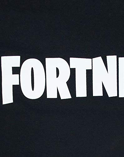 FORTNITE Logo Boys T-Shirt Black Short Sleeved Gamer Top 9-11 Years