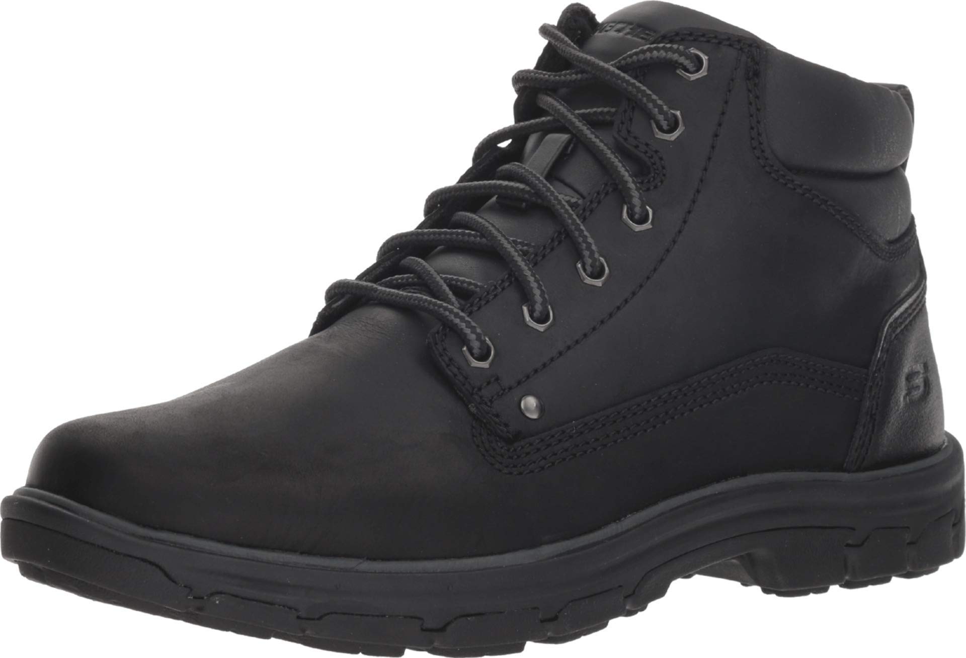 Skechers Men's Segment-Garnet Hiking Boot, Black, 11 Medium US