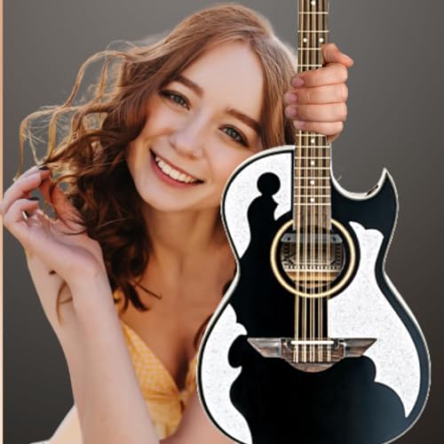 H. Jimenez, 7-String Acoustic-Electric Guitar, Ambidextrous, Black (LBQ4EBT)