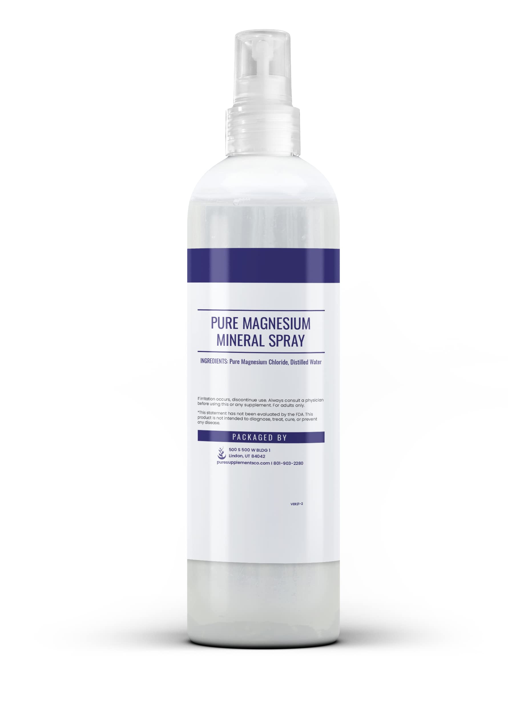 Pure Original Ingredients Magnesium Oil Spray (16 fl oz) Pure & Unscented